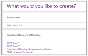 ePortfolio Document Management - RCEM